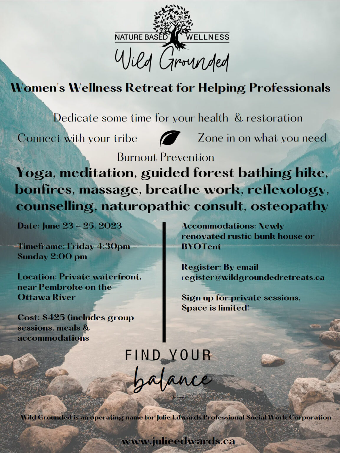 Women’s Wellness Retreat for Helping Professionals | the Herb Garden